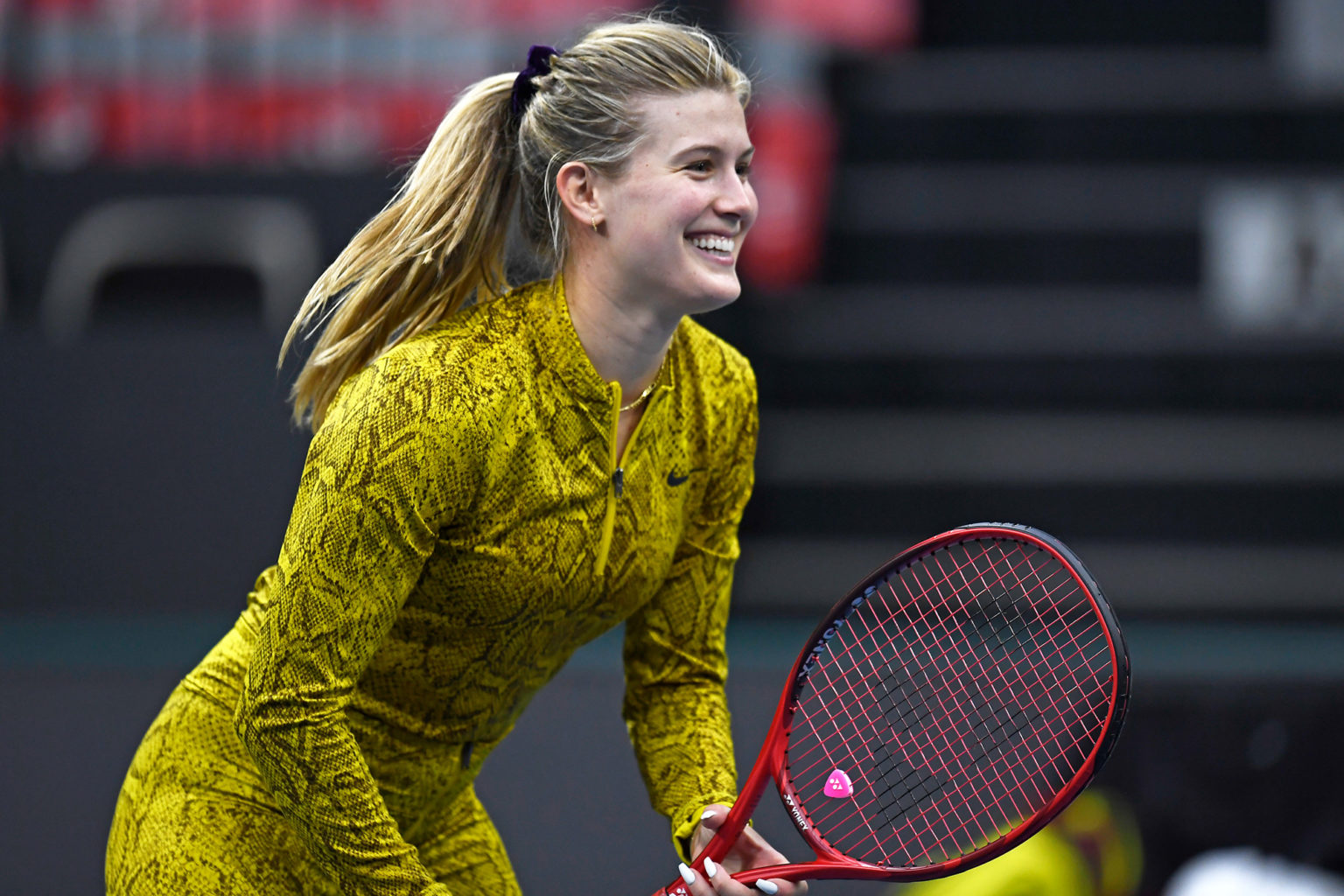 Eugenie Bouchard back in training after eight months - Tennis News ...